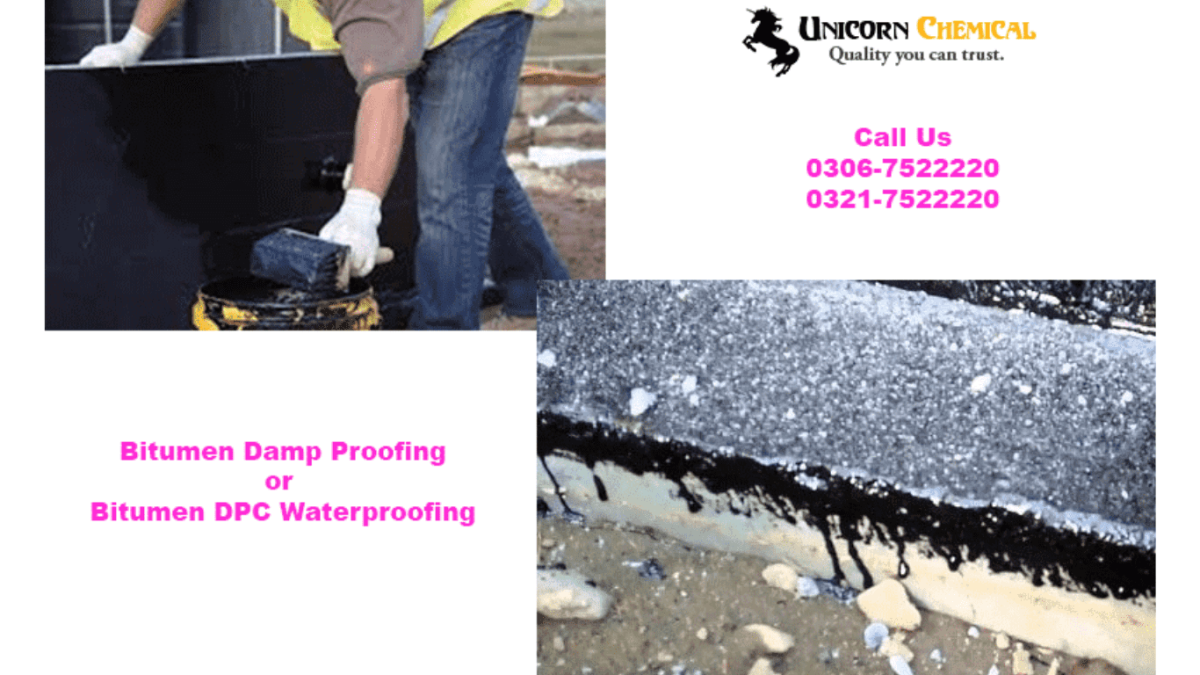 Bitumen Damp Proofing - Unicorn Chemical - 03067522220